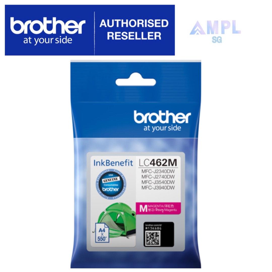 Genuine Brother LC462 | LC462XL Ink Cartridges for MFC-J2340DW, MFC ...
