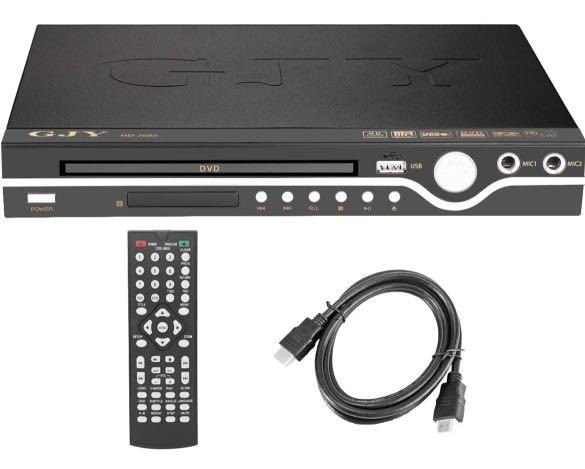GJY DVD Player,Built-in PAL/NTSC System, DVD Player with HDMI&AV Cable ...