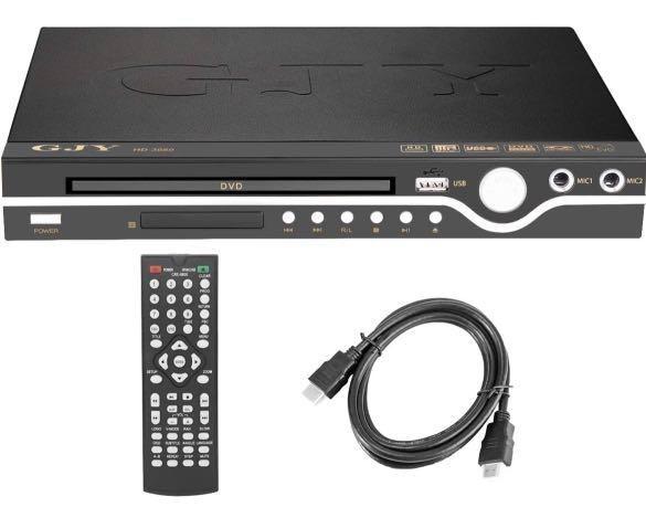 GJY DVD Player,Built-in PAL/NTSC System, DVD Player with HDMI&AV Cable ...