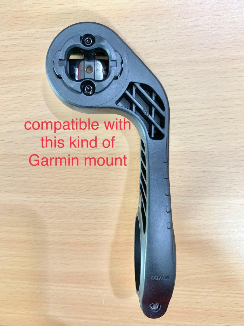 GoPro Mount Adapter For Garmin Edge 530/830/1030/1040 Out-Front Mount ...