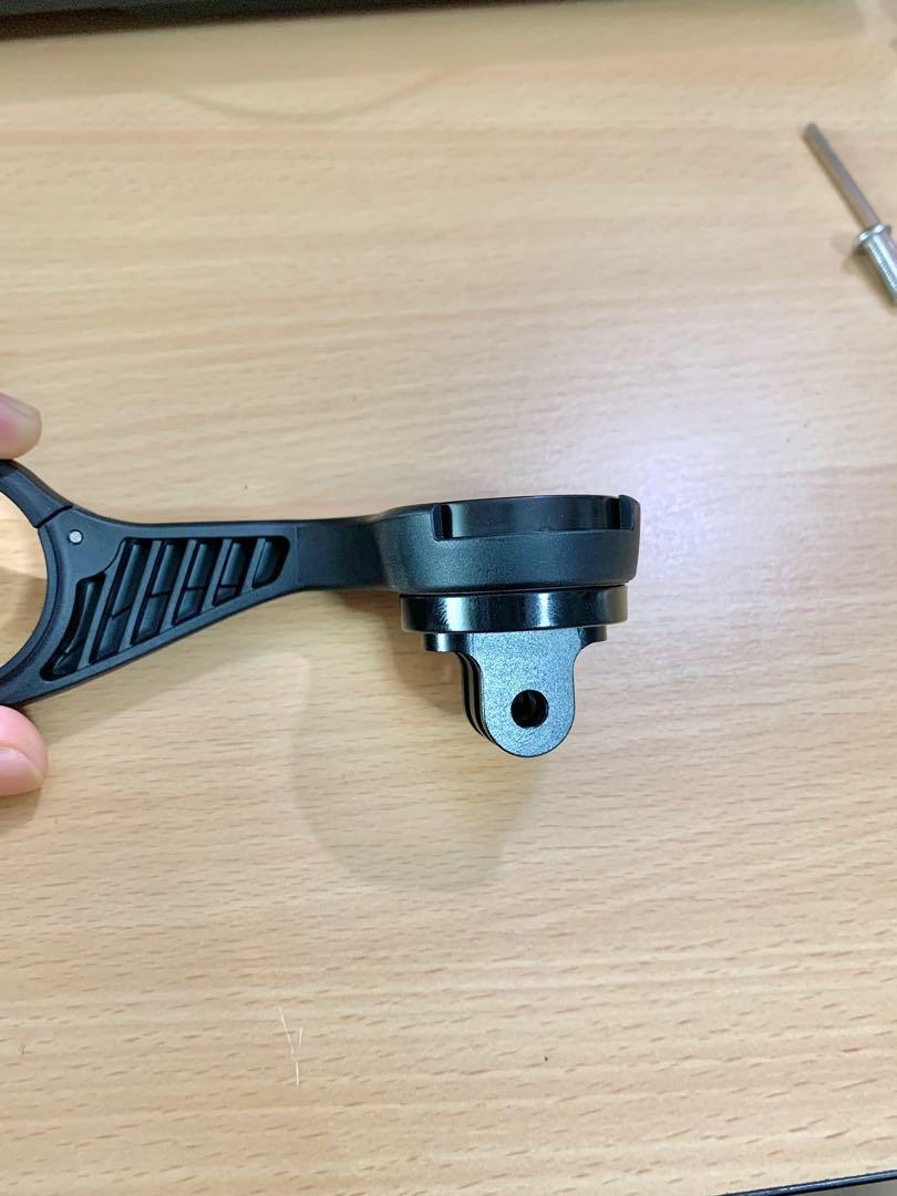 GoPro Mount Adapter For Garmin Edge 530/830/1030/1040 Out-Front Mount ...