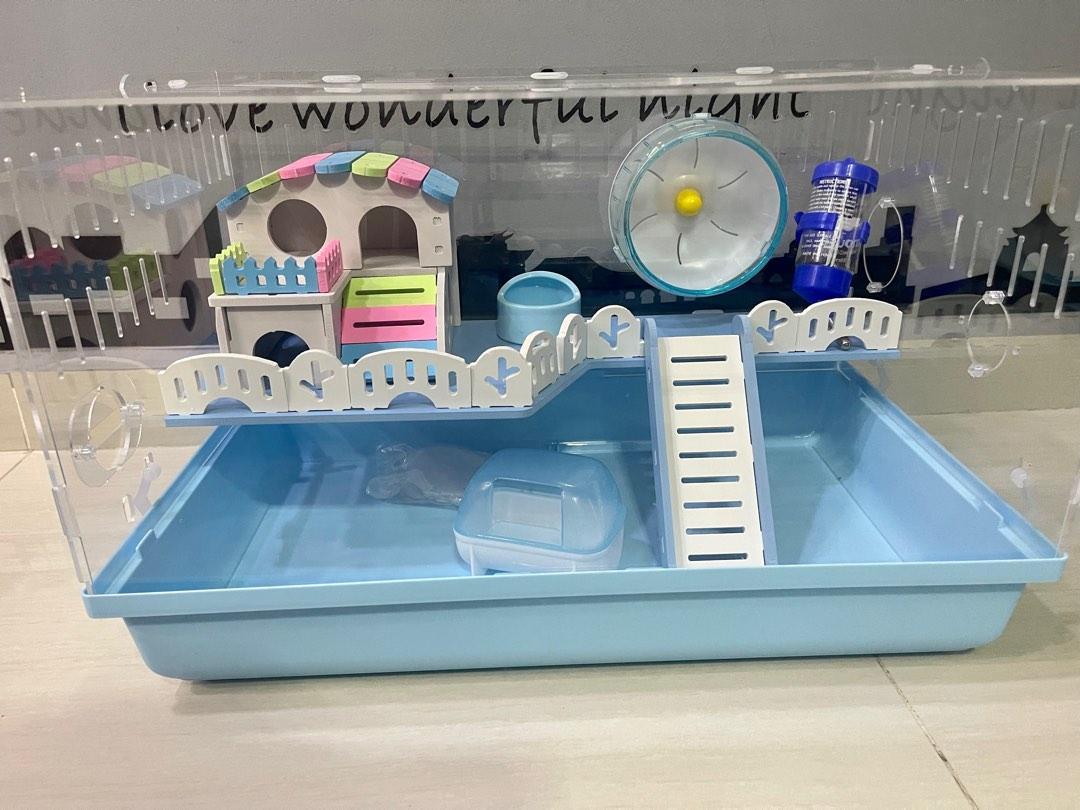Hamster Acrylic Cage Full Set, Pet Supplies, Homes & Other Pet ...