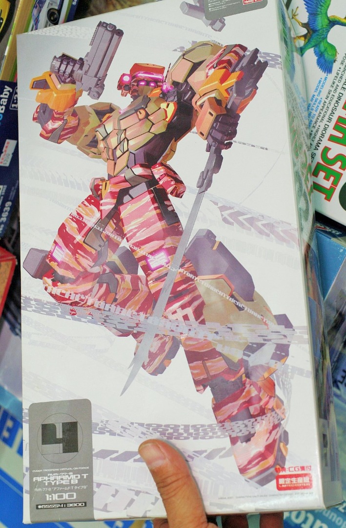 絕版-Hasegawa-長谷川-VR65554 -Virtual-On-電腦戰機-1/100-RVR-77-B- Apharmd T Type ...