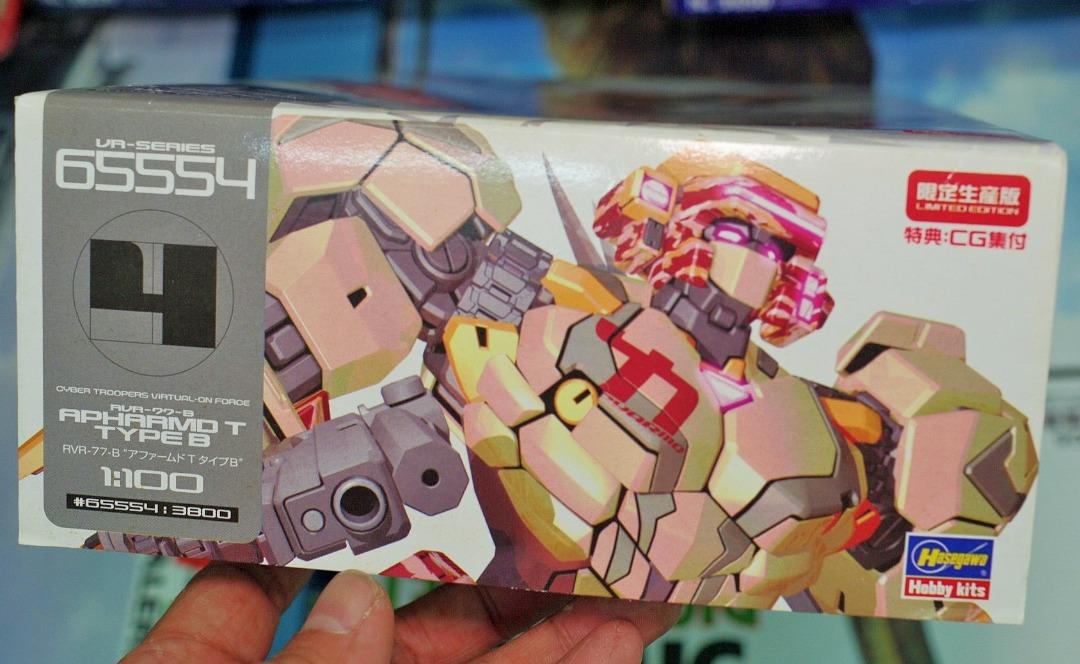 絕版-Hasegawa-長谷川-VR65554 -Virtual-On-電腦戰機-1/100-RVR-77-B- Apharmd T Type ...