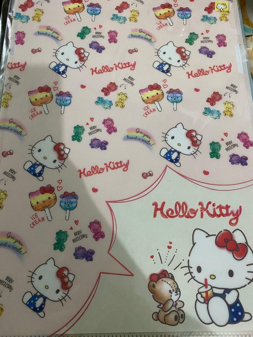 Hello Kitty a4 file, 興趣及遊戲, 手作＆自家設計, 文具 - Carousell