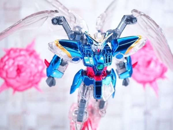 HG Wing Gundam Zero Custom Metal clear high grade fighting action Model ...