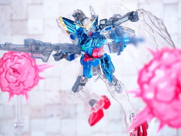 HG Wing Gundam Zero Custom Metal clear high grade fighting action Model ...