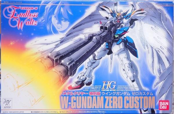 HG Wing Gundam Zero Custom Metal clear high grade fighting action Model ...