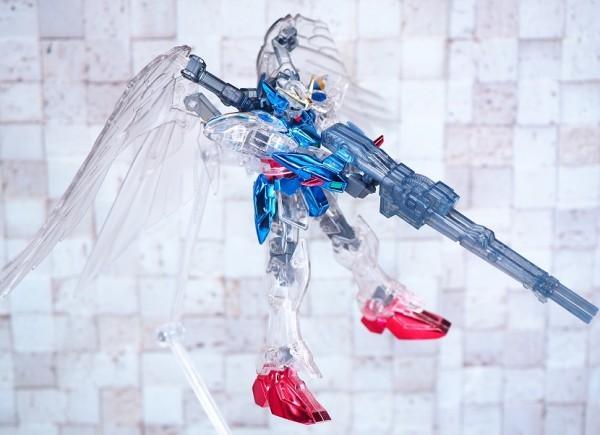 HG Wing Gundam Zero Custom Metal clear high grade fighting action Model ...