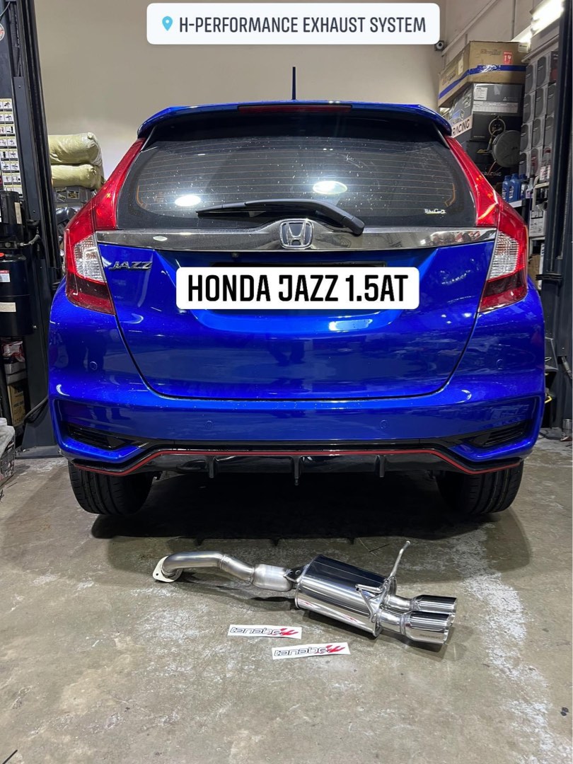 Honda GK Jazz 1.5AT ( Upgrade Tanabe Rear Exhaust System ), Car ...