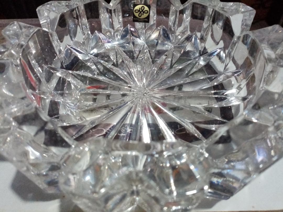 Hoya Crystal Cigarette Set Tokyo Japan, Furniture & Home Living, Home ...