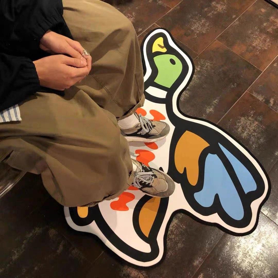 Human made duck rug carpet, Furniture & Home Living, Home Decor ...