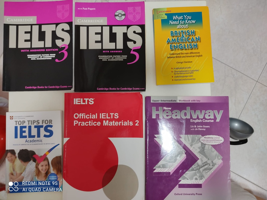 IELTS books bundle, Hobbies & Toys, Books & Magazines, Assessment Books ...