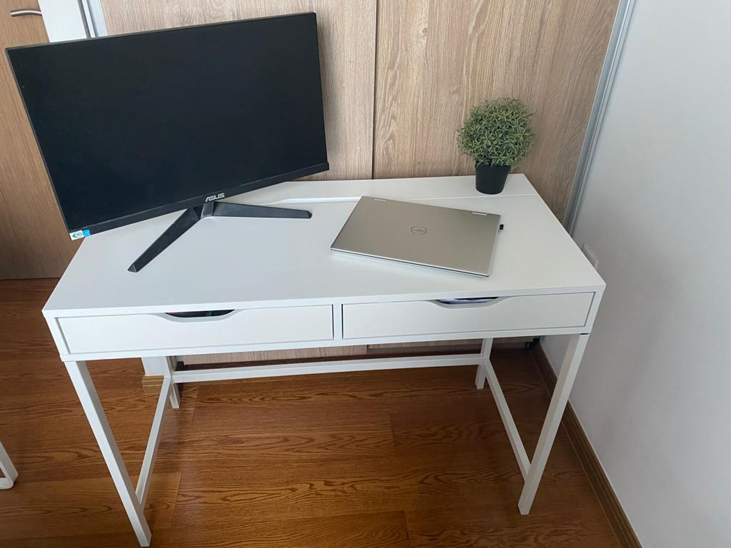 IKEA Study Table, Furniture & Home Living, Furniture, Tables & Sets on ...