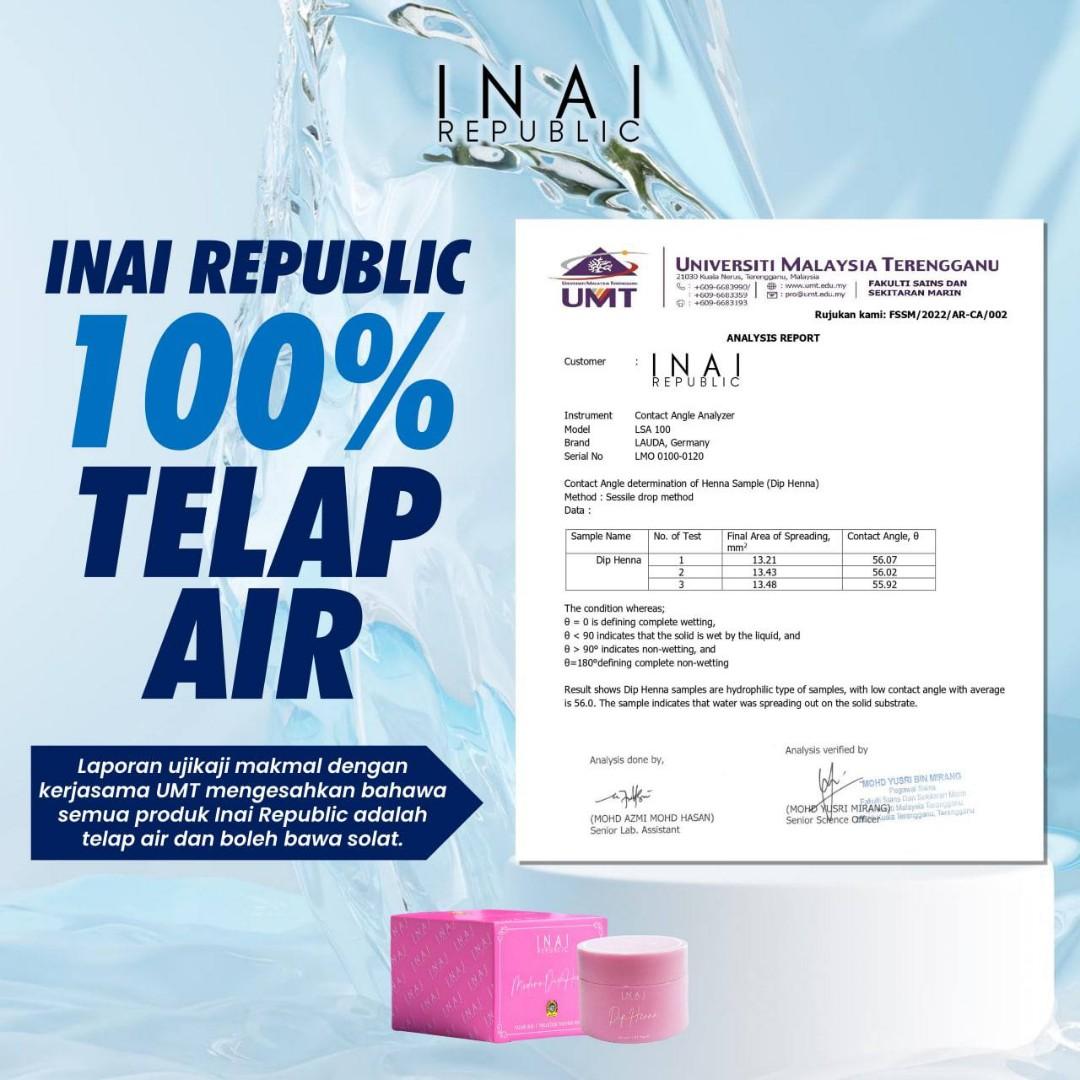 Inai Celop / Dip Henna (Boleh Dibawa Ke Solat) Inai Republic, Beauty ...