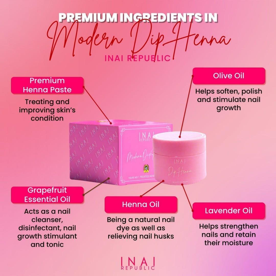Inai Celop / Dip Henna (Boleh Dibawa Ke Solat) Inai Republic, Beauty ...