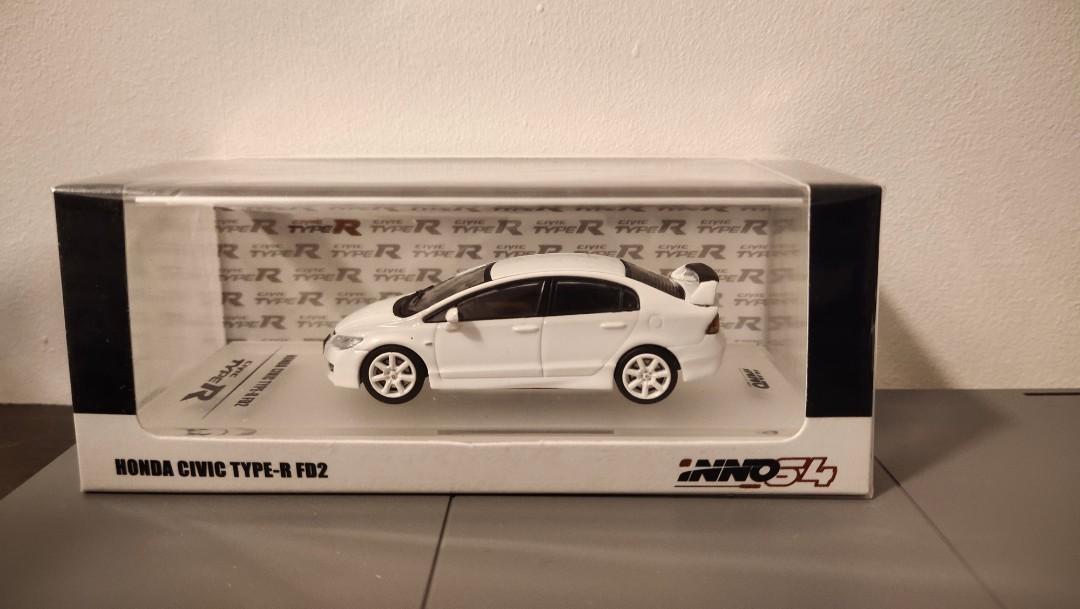 Inno 64 Honda Civic Type R FD2R White 2007 1/64 scale Diecast Model ...