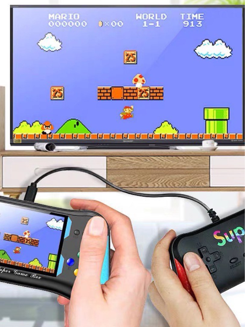 PO X7M Classic Handheld Game Console for Kids Console with 500 Classic ...