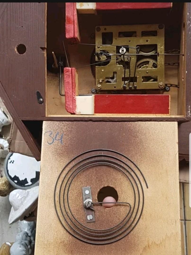 Jam kikuk cuckoo clock mingguan jumbo original masih berfungsi normal ...