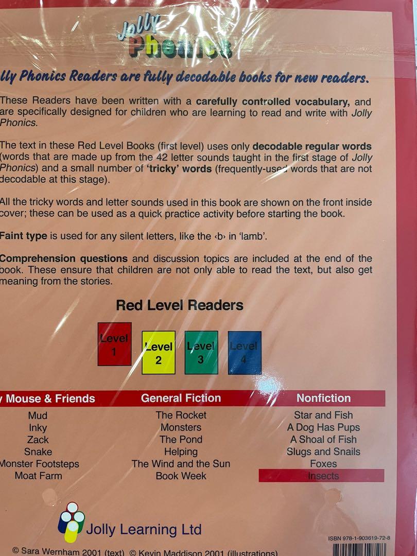 Jolly phonics level 1 readers full set, Hobbies & Toys, Books ...