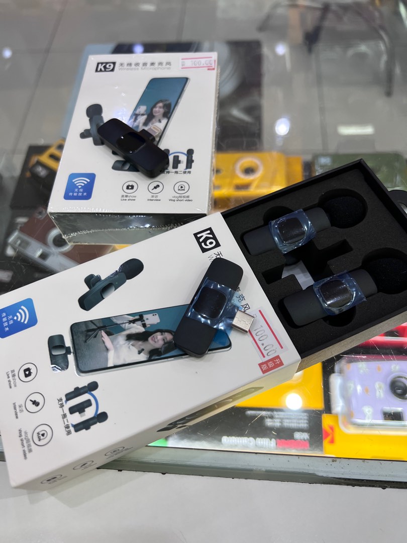 K9 mini wireless duo mic combo iOS/type C, Audio, Microphones on Carousell