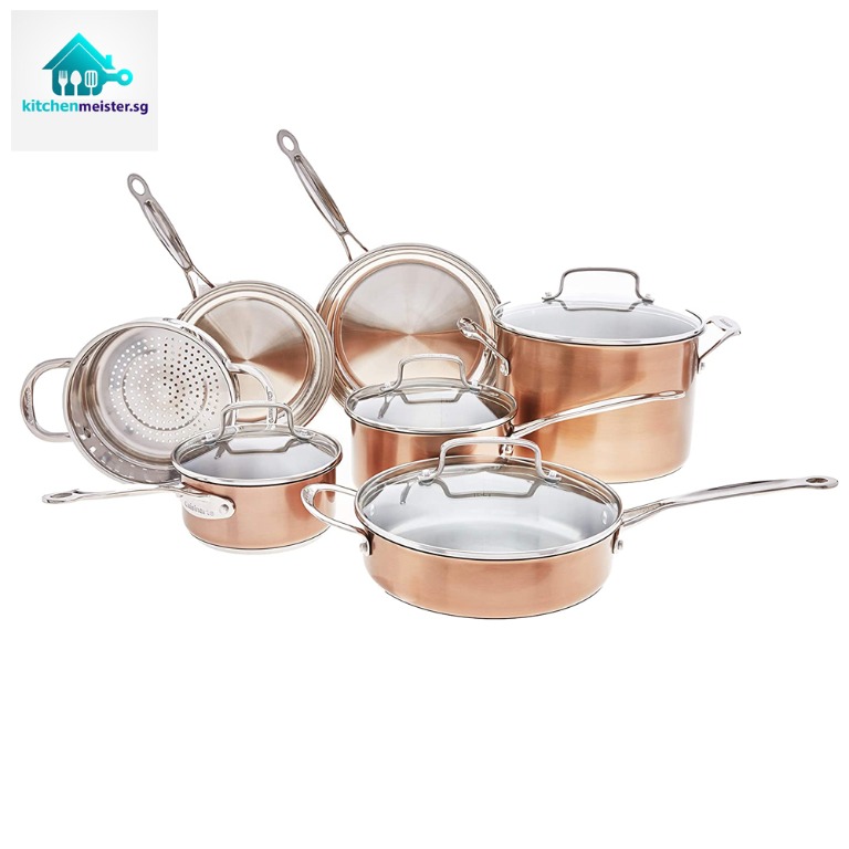 [KM11] Cuisinart Chef's Classic Stainless Cookware Set, 11 Piece ...