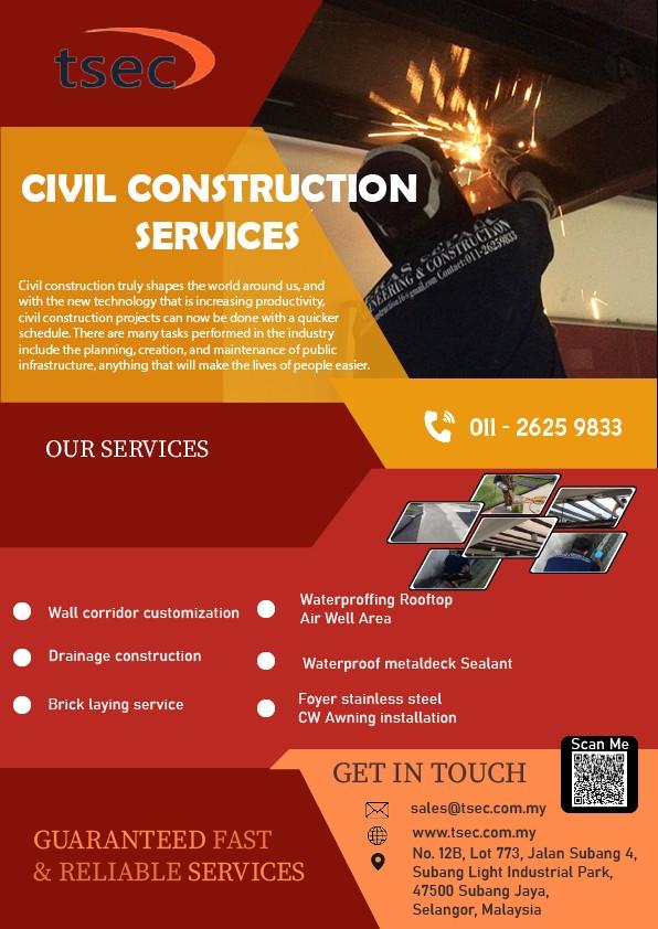 KONTRAKTOR AWAM TERAS SEPADU ENGINEERING CONSTRUCTION CIVIL ENGINEERING ...