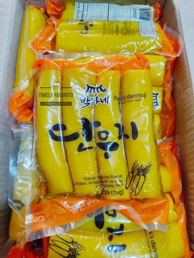 Korean Whole Yellow Sweet Radish Tong Danmuji 1kg, Food & Drinks ...