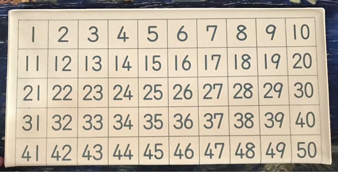 Kumon Toy 1-100 magnetic number board, Hobbies & Toys, Toys & Games on ...