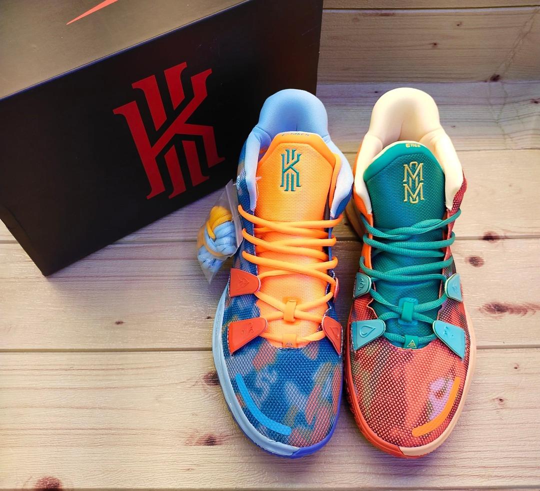 Kyrie 7 Fire and Water Men Shoes ACTUAL PHOTO POSTED ORIGINAL EQUIPMENT ...