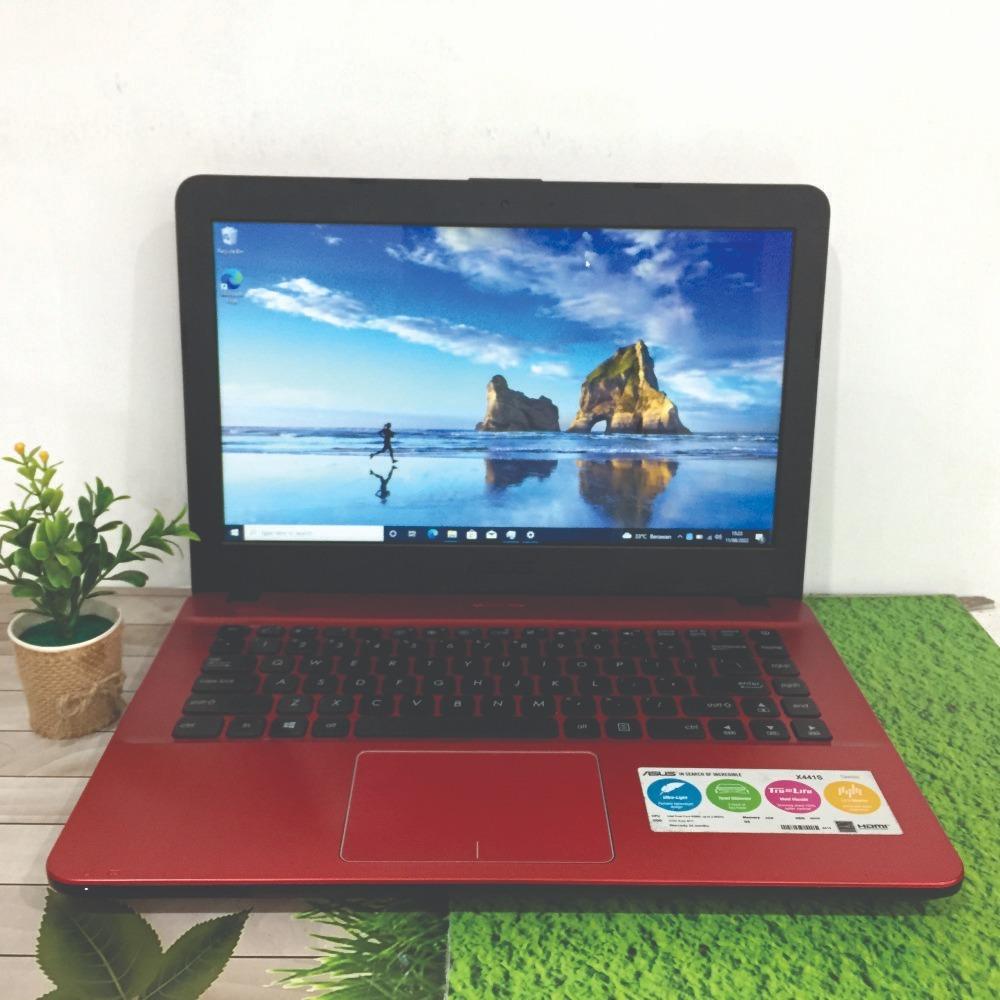 Laptop Pelajar Asus X441S RAM 2GB HDD 500GB Layar 14in Bening Mulus ...