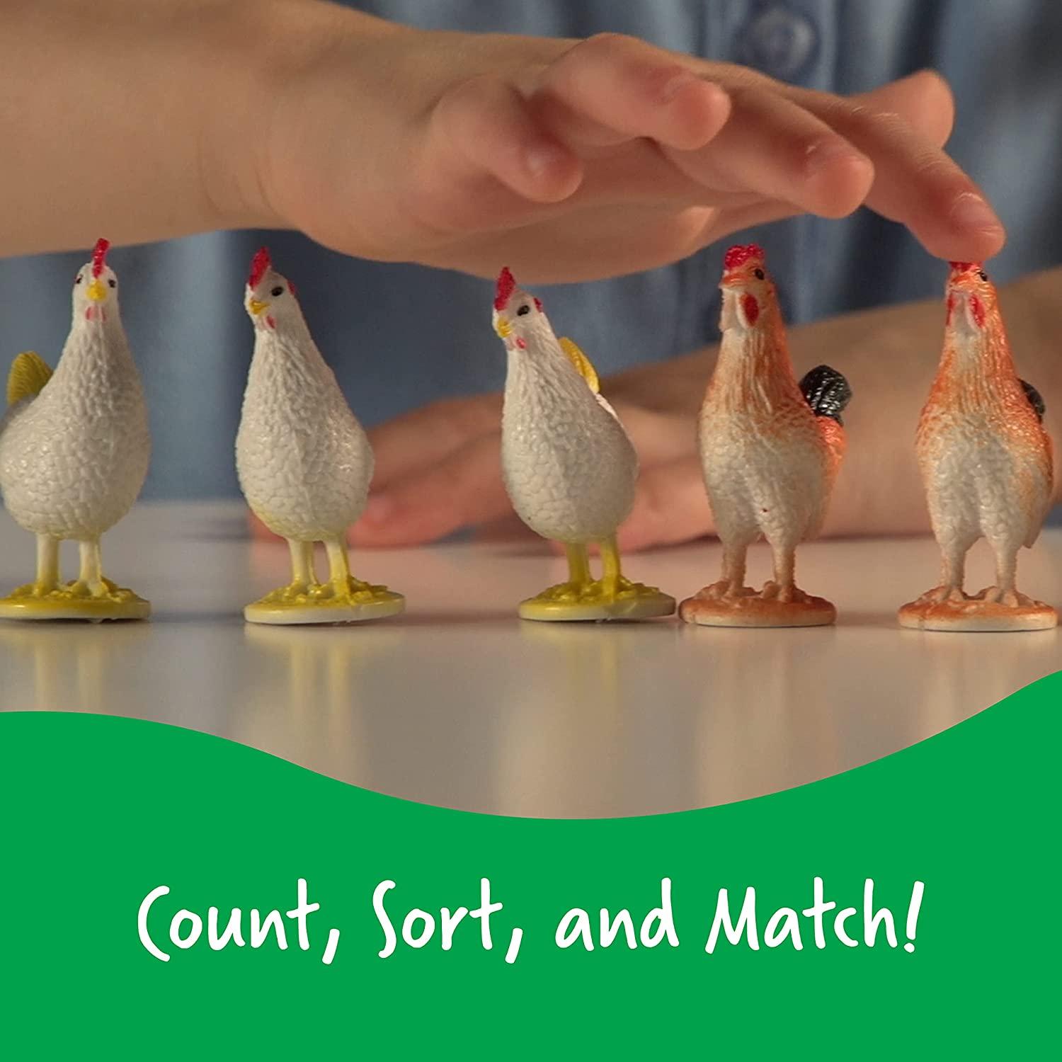 Learning Resources Farm Animal Counters Set (60 Piece), Hobbies & Toys ...