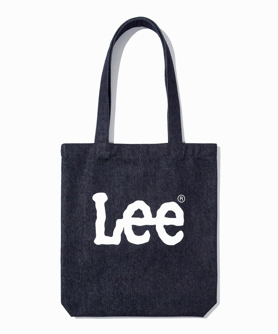 Lee 經典LOGO帆布包 靛藍, 她的時尚, 包包與錢包, 托特包在旋轉拍賣
