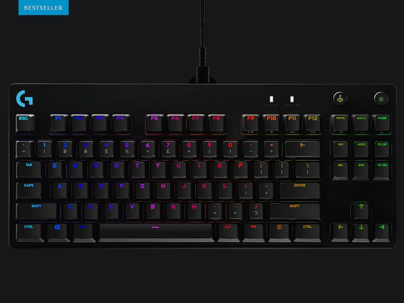 Logitech G Pro Keyboard - GX Blue Clicky Mechanical Keyboard on Carousell