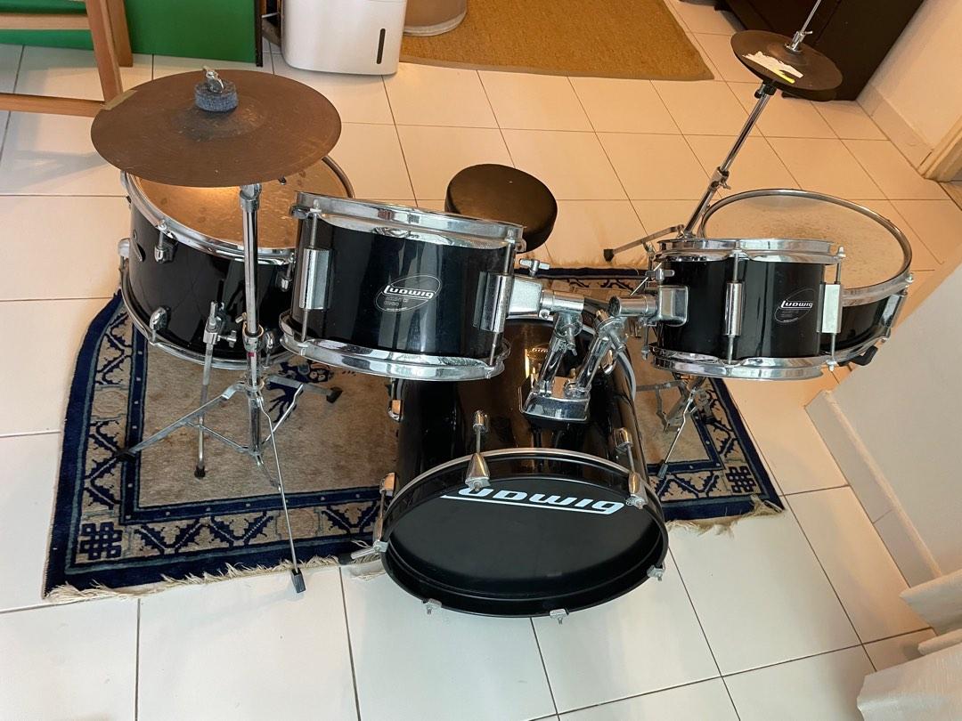 Ludwig Junior Drum Kit, Hobbies & Toys, Music & Media, Musical ...