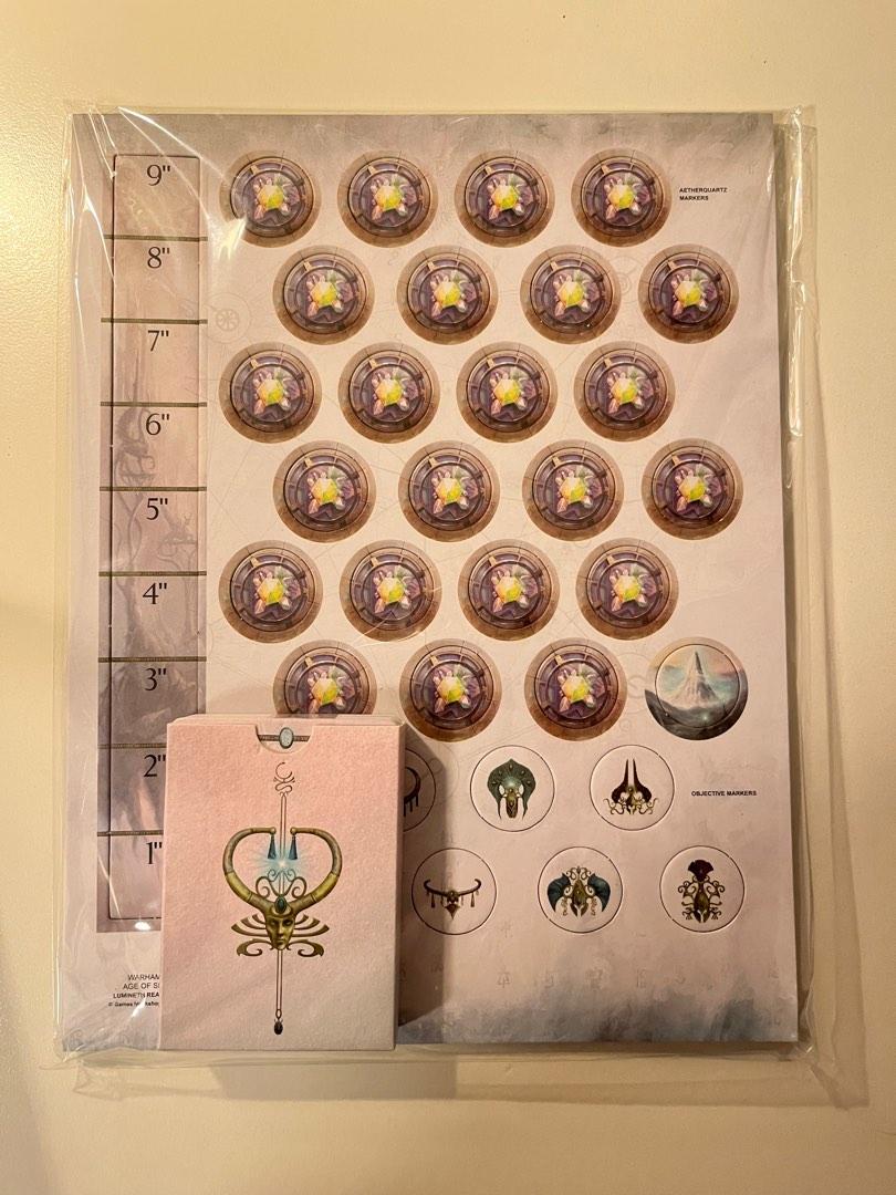 Lumineth Token Board, Cards, and Ruler (Lumineth Realm-Lords, Warhammer ...