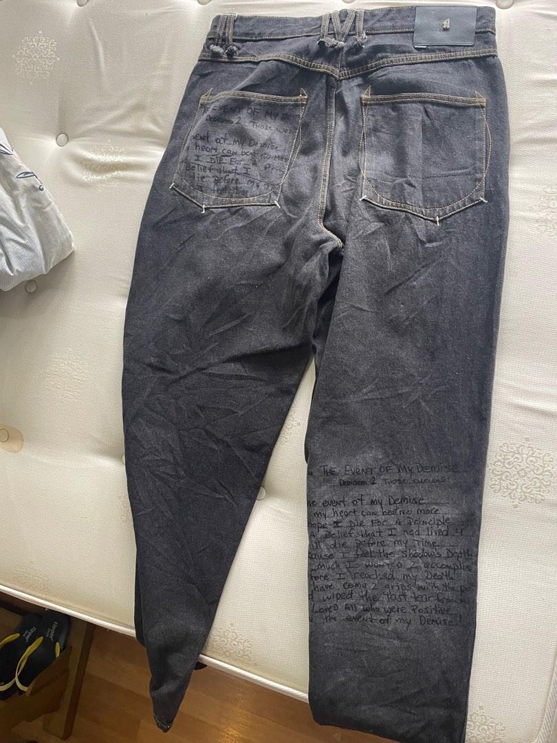 Makaveli Tupac Jeans, Men's Fashion, Bottoms, Jeans on Carousell