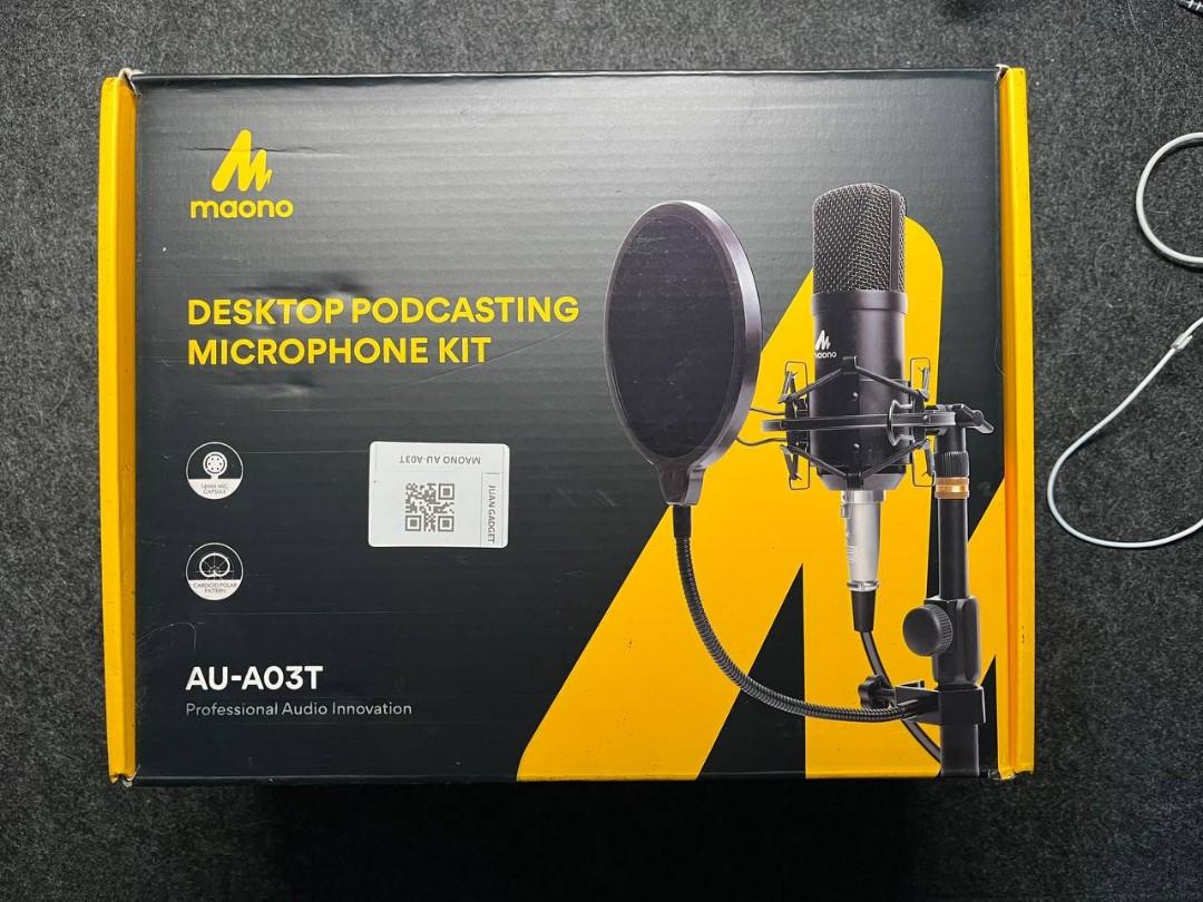 Maono AU-A03T Condenser Microphone, Audio, Microphones on Carousell