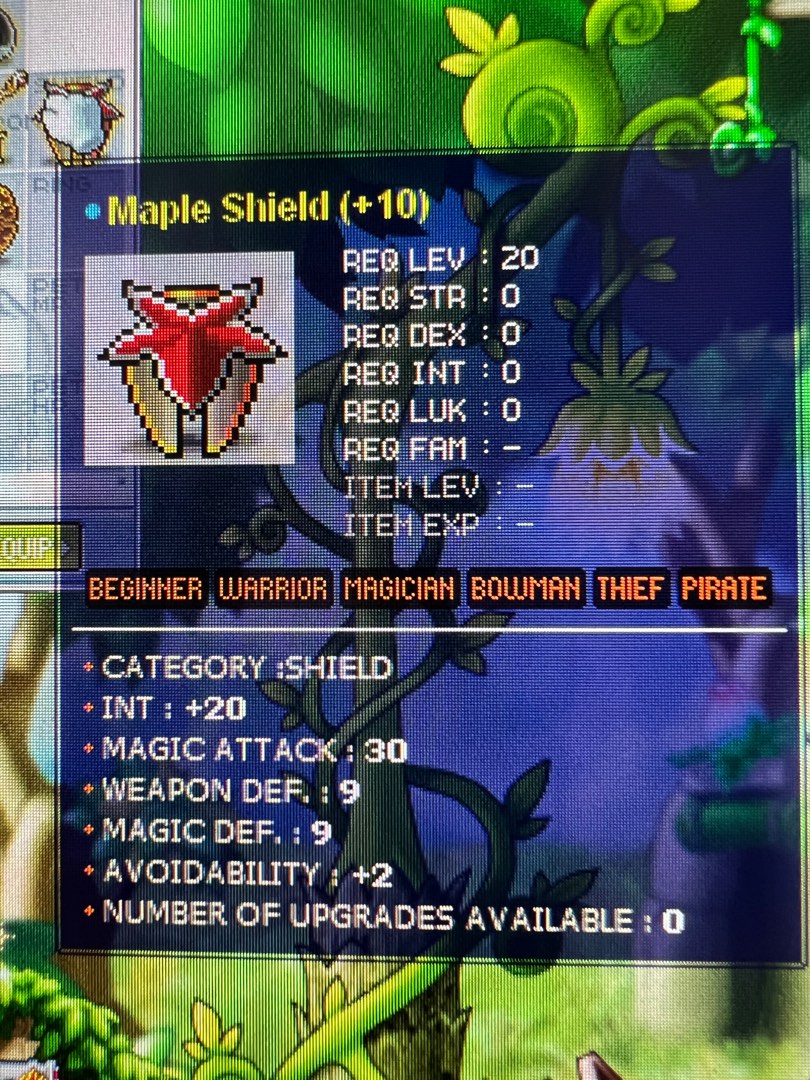 Mapleroyals perfect tma maple shield, Luxury, Apparel on Carousell