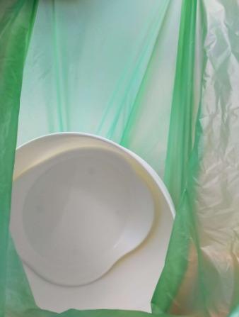 Medium White Pearl Wave Pots for Planters, Furniture & Home Living ...