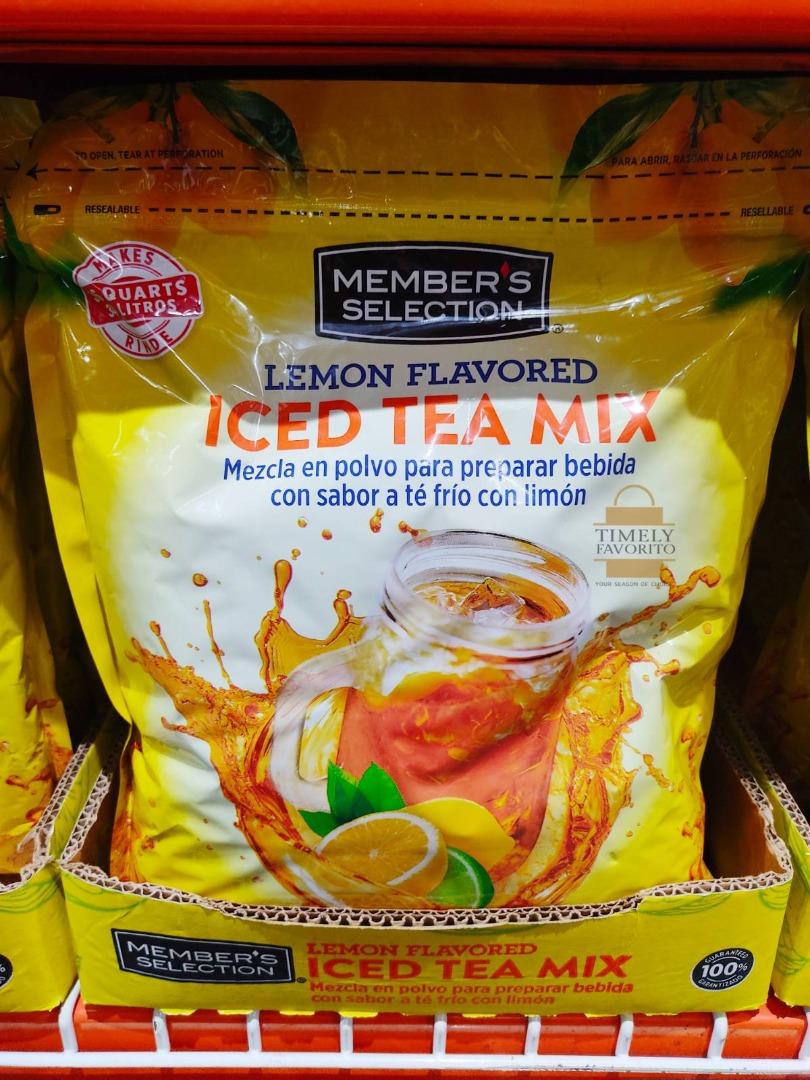 Member's Selection Iced Tea and Lemon Flavored Mix 3kg, Food & Drinks ...