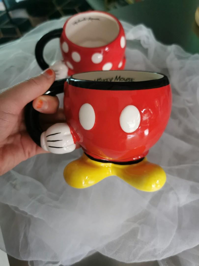 Mickey Mouse & Minnie Mouse Mugs, Furniture & Home Living, Kitchenware ...