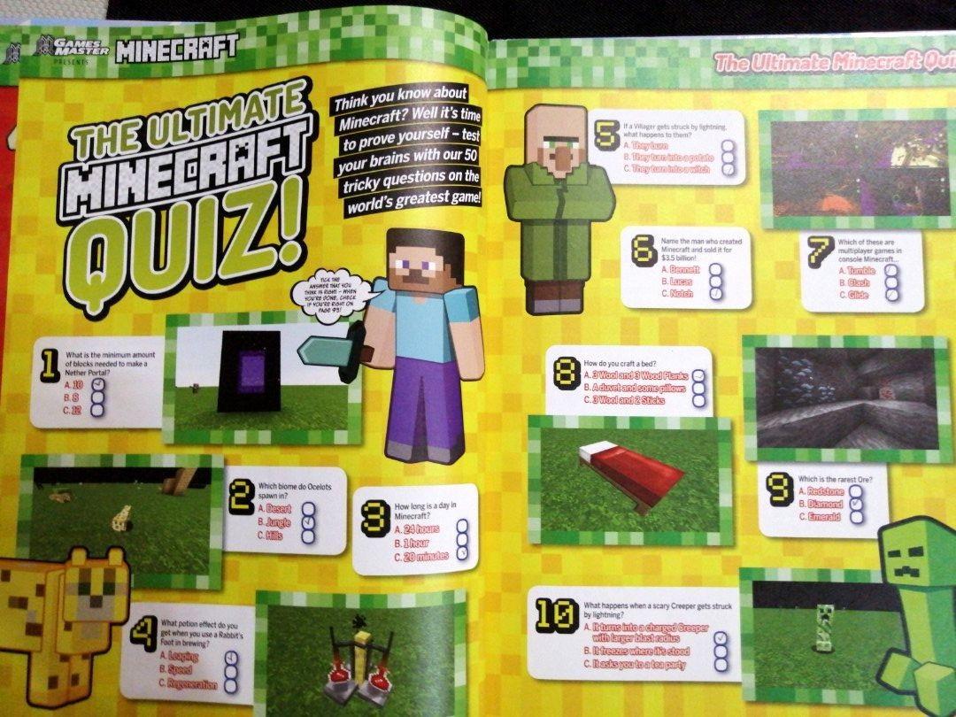 Minecraft Annual 2019 & Game Master Minecraft 2018 ( 2 books), Hobbies ...