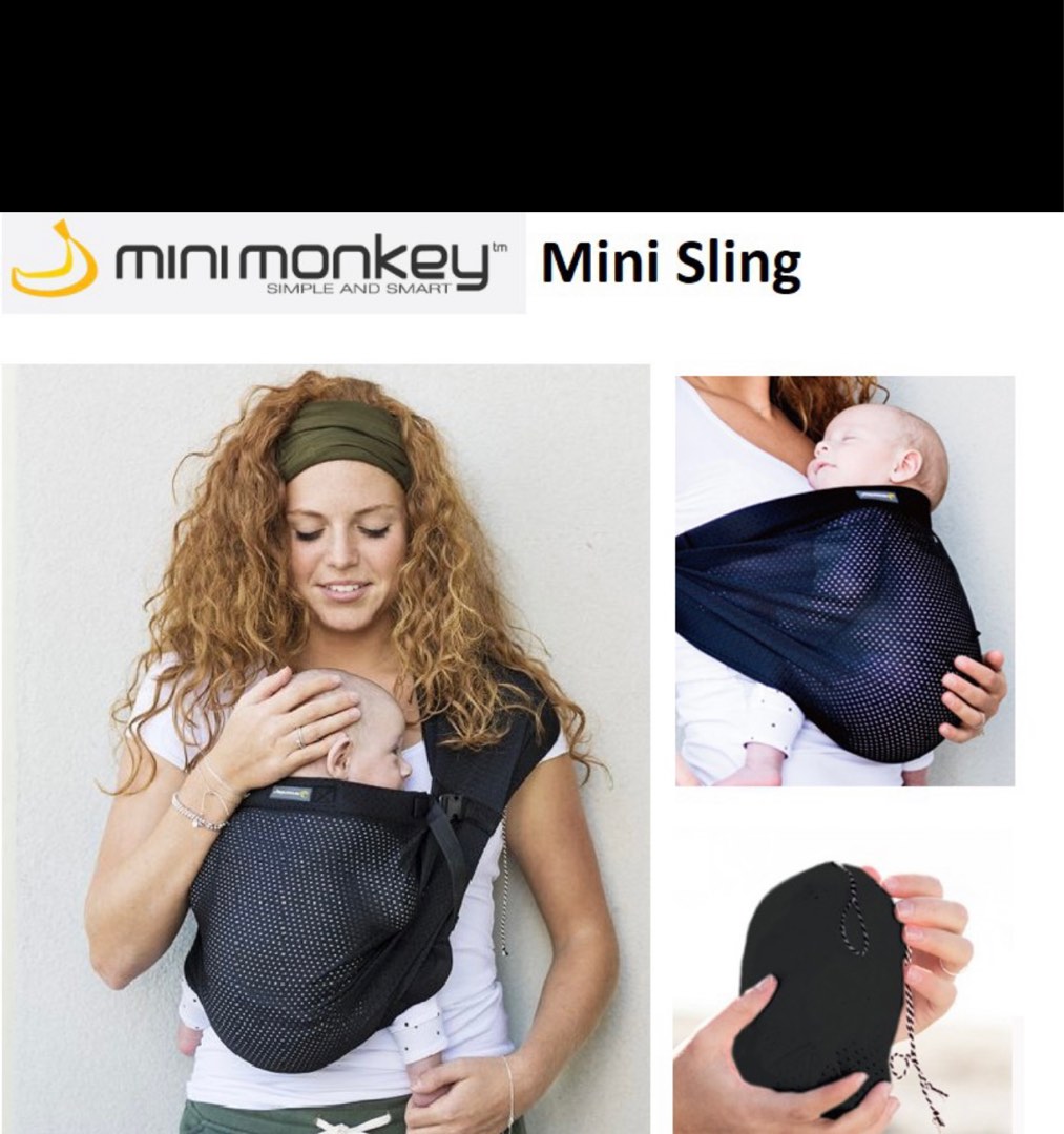 MiniMonkey Sling carrier, Babies & Kids, Going Out, Carriers & Slings ...