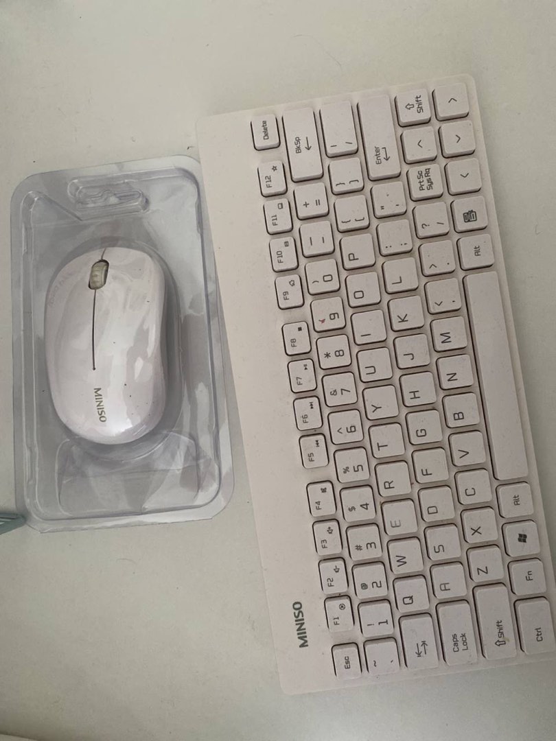 Miniso Keyboard Mouse Set Computers And Tech Parts And Accessories Computer Keyboard On Carousell