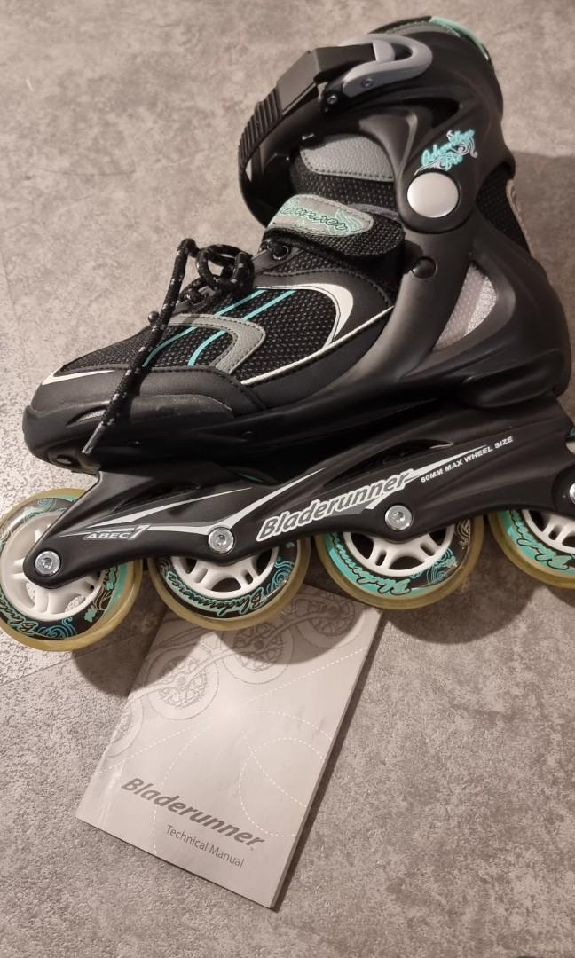 Mint condition inline skates / blades abec 7 blade runner by ...