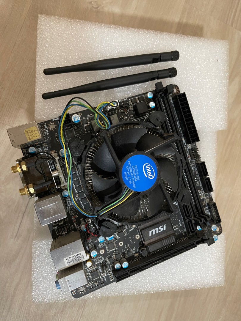 MSI H110I pro ac + core i3 6100 cpu, Computers & Tech, Parts ...