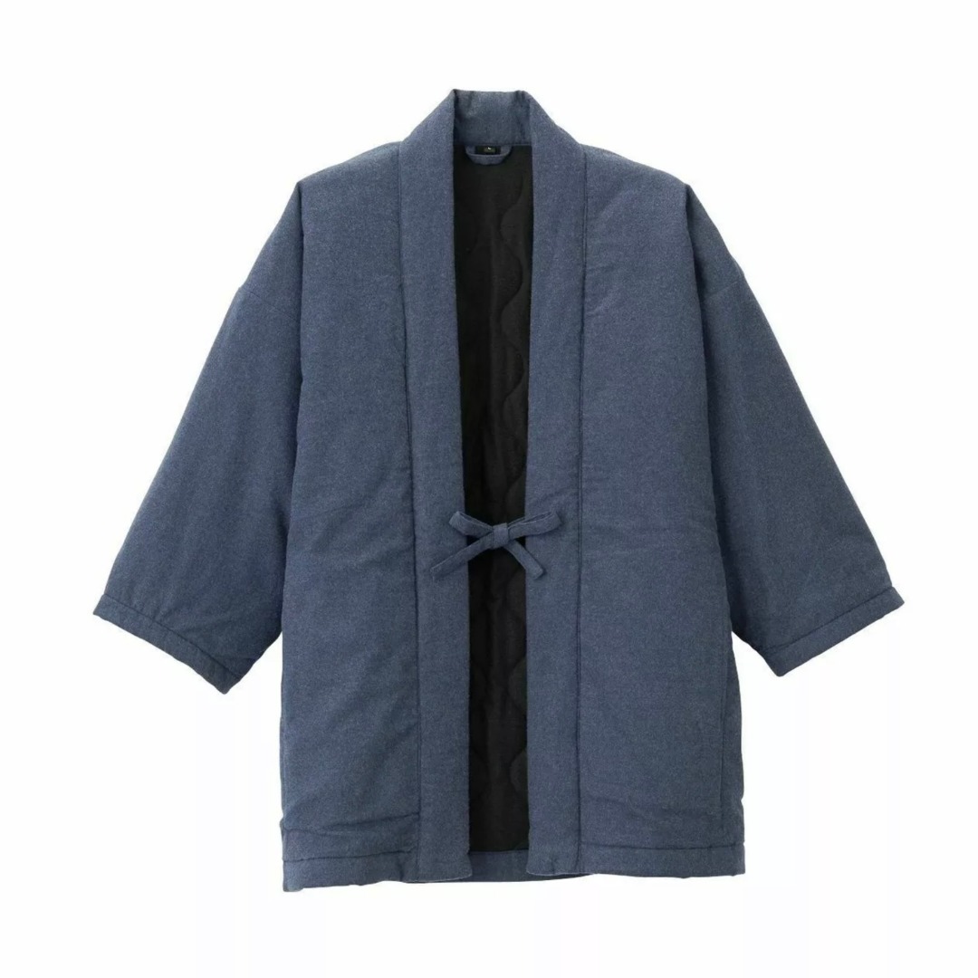Muji Japanese Traditional Insulated Hanten Coat Kimono, Men's Fashion ...