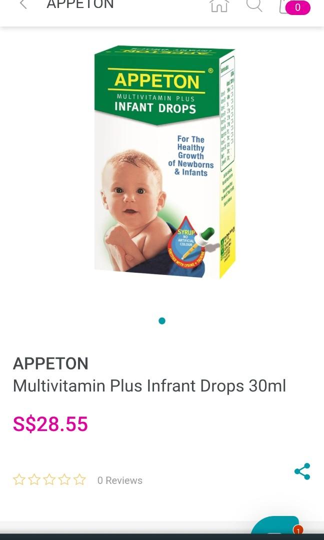 Multivitamin Plus Infrant Drops 30ml each bottle $20 seal set, Health ...