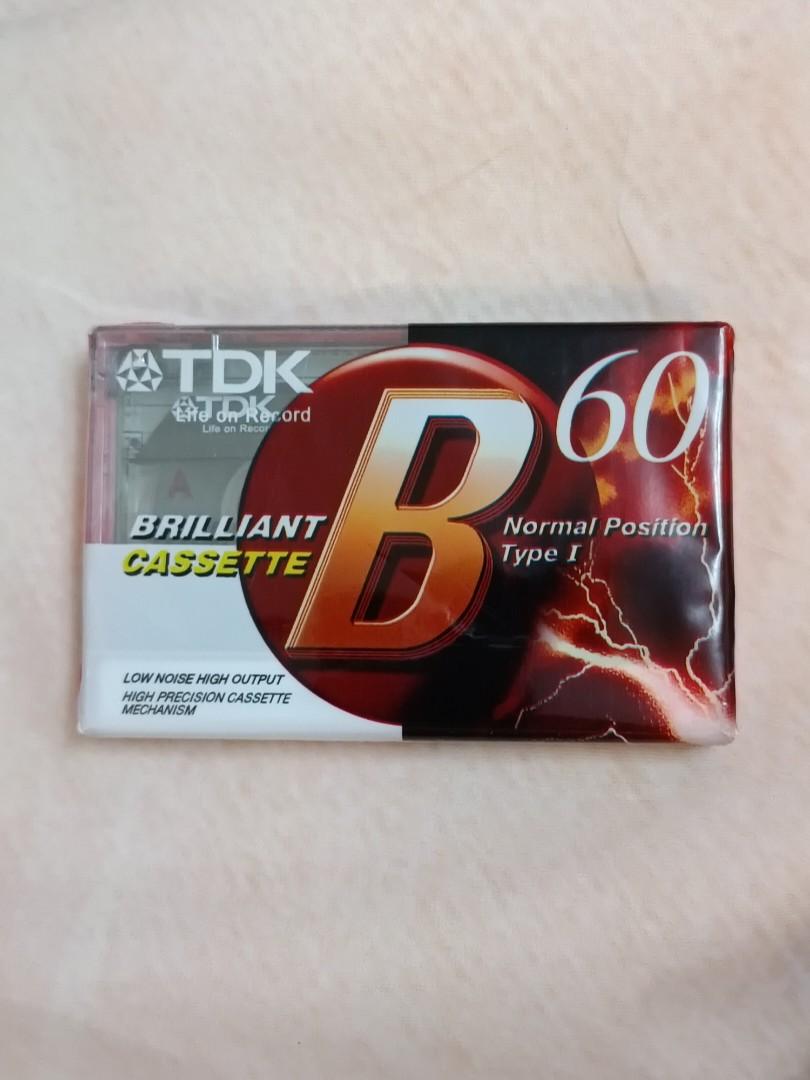 Name of product物品名稱 : TDK BRILLIANT CASSETTE 60 Normal Position Type I (3盒) (錄音帶 卡式帶 磁帶 盒帶 ...
